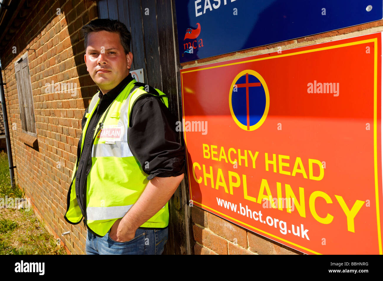 Portrait of Pastor Ross Hardy who set up the Beachy Head Chaplaincy ...