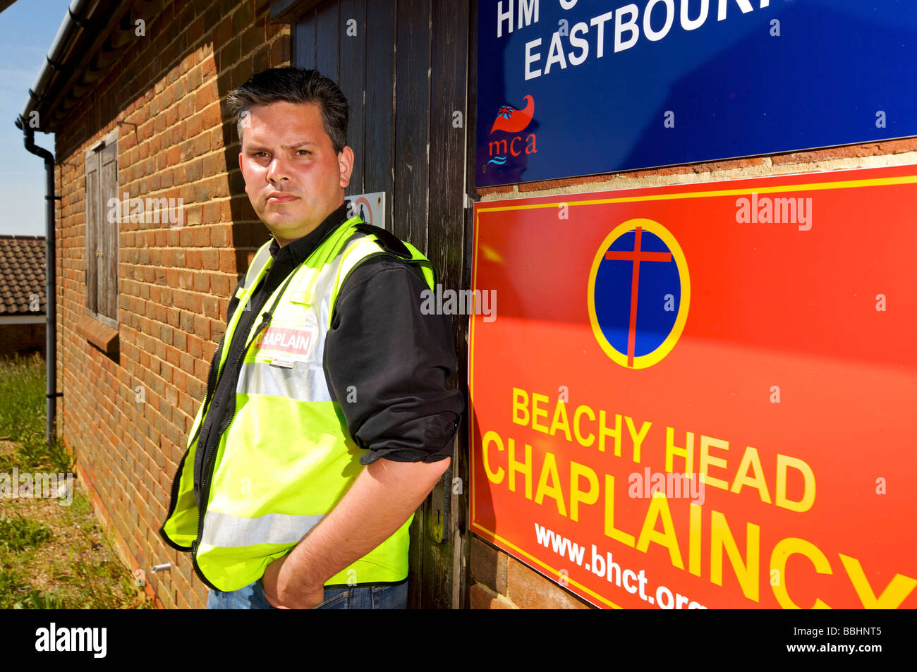Portrait of Pastor Ross Hardy who set up the Beachy Head Chaplaincy ...
