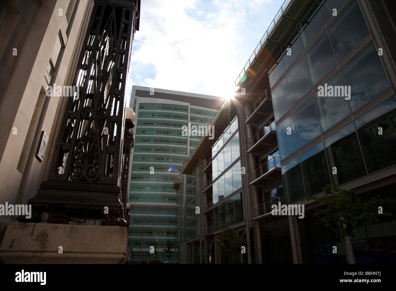 Exterior view of the Wellcome collection building housing medical ...
