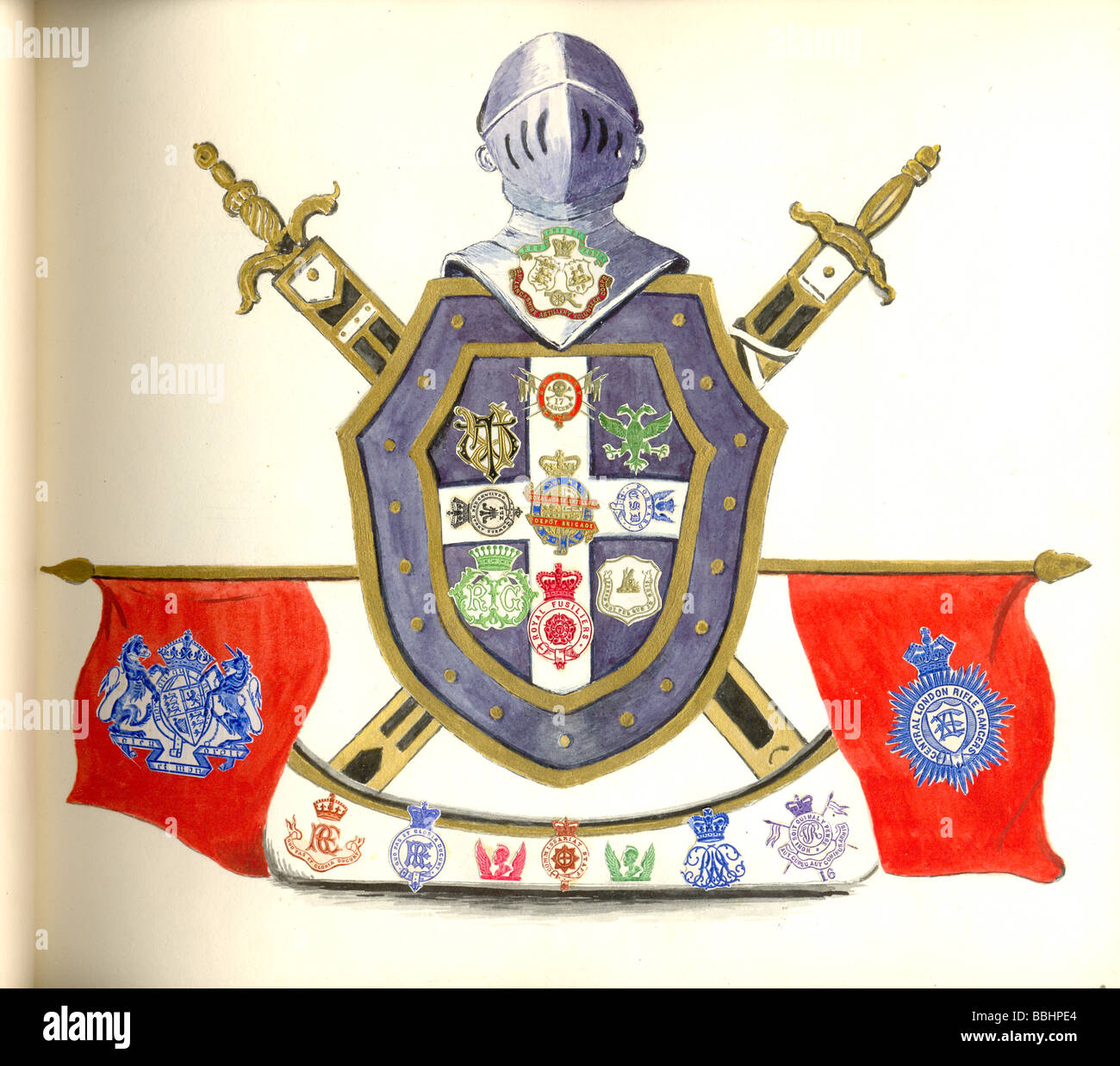 Decorative crests victorian hi-res stock photography and images - Alamy