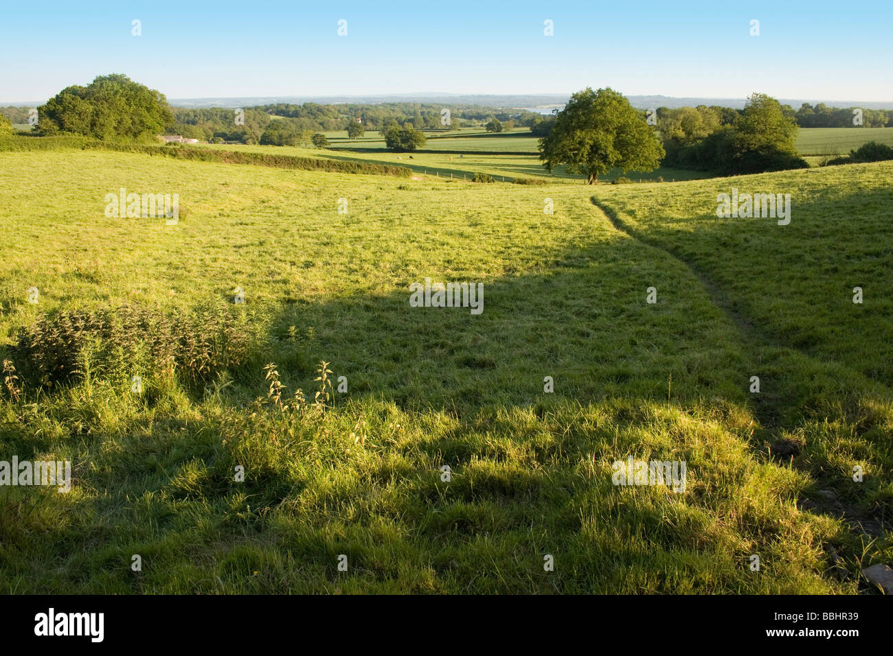 pastoral scene farmland in Kent England Stock Photo - Alamy