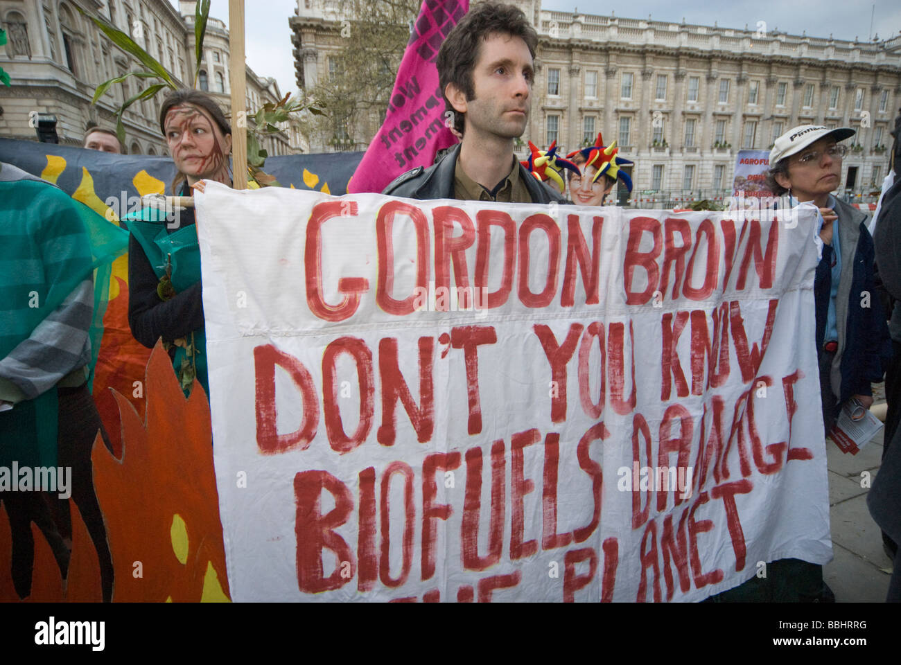 Biofuelwatch & Campaign Against Climate Change protest against biofuels ...