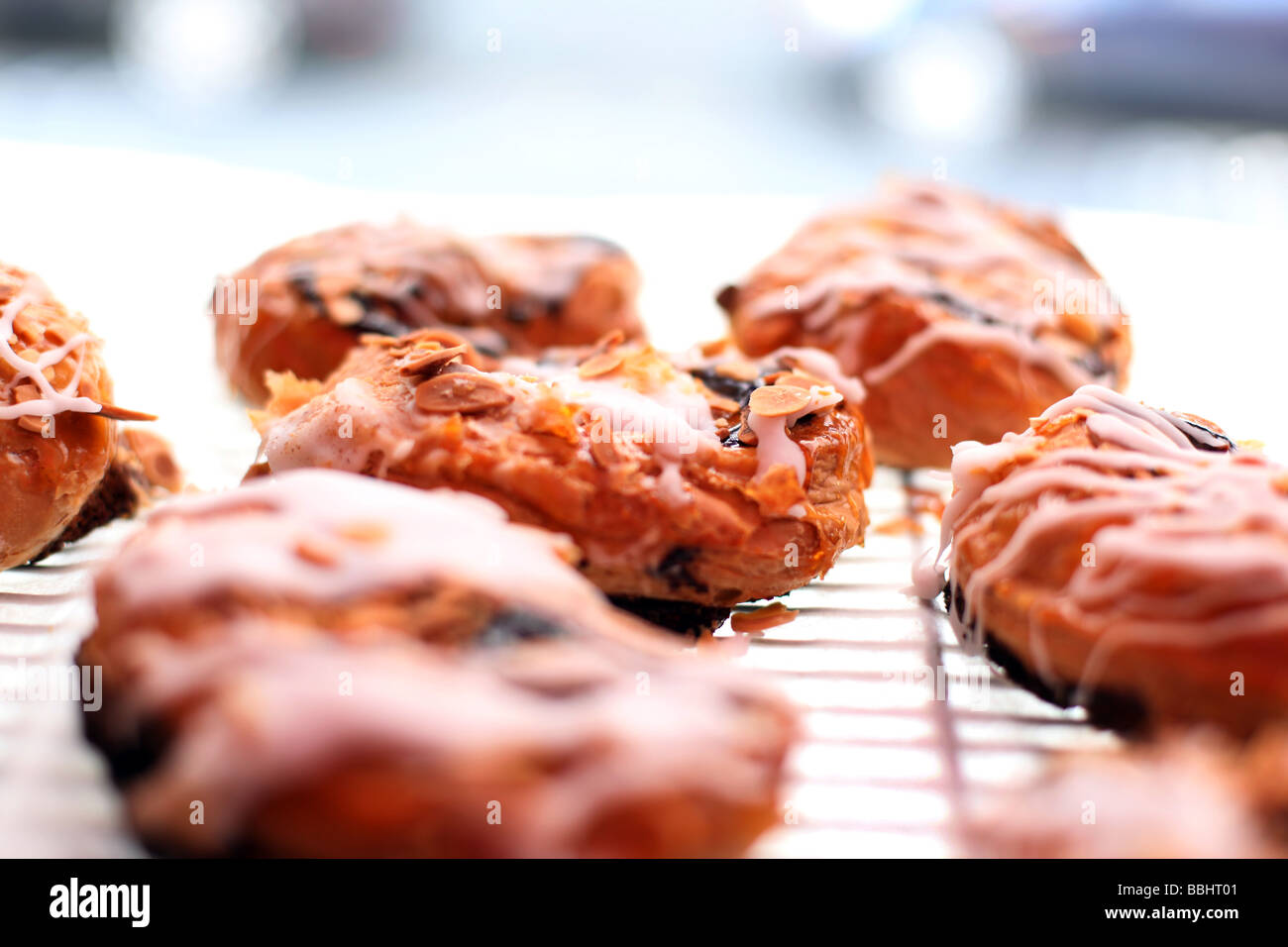 Pastries in the Maison Bertaux patisserie in Greek Street Soho London ...