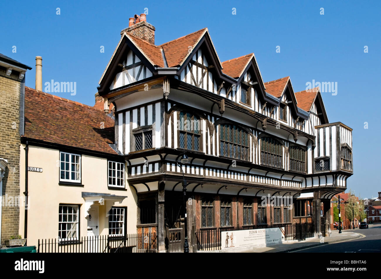 The recently refurbished house of a Tudor Merchant contrasts with the ...