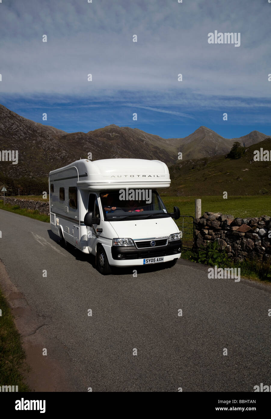 Camper van scottish highlands hi-res stock photography and images - Alamy