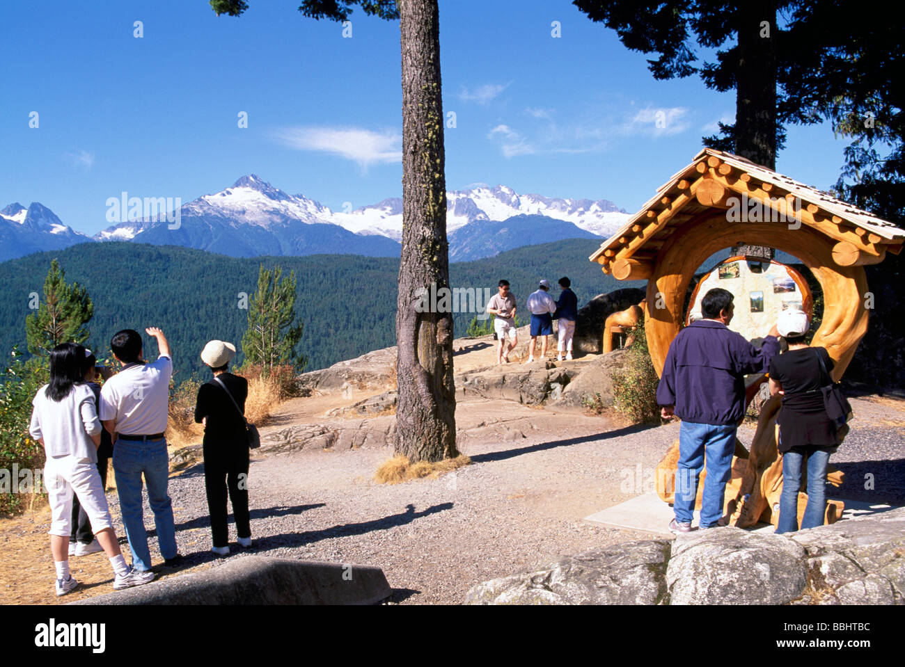 Tantalus Range (Coast Mountains), Mountain Viewpoint near Whistler and ...