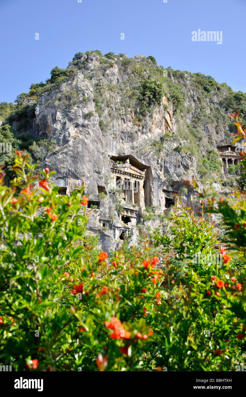 Rock cut tombs fethiye hi-res stock photography and images - Alamy