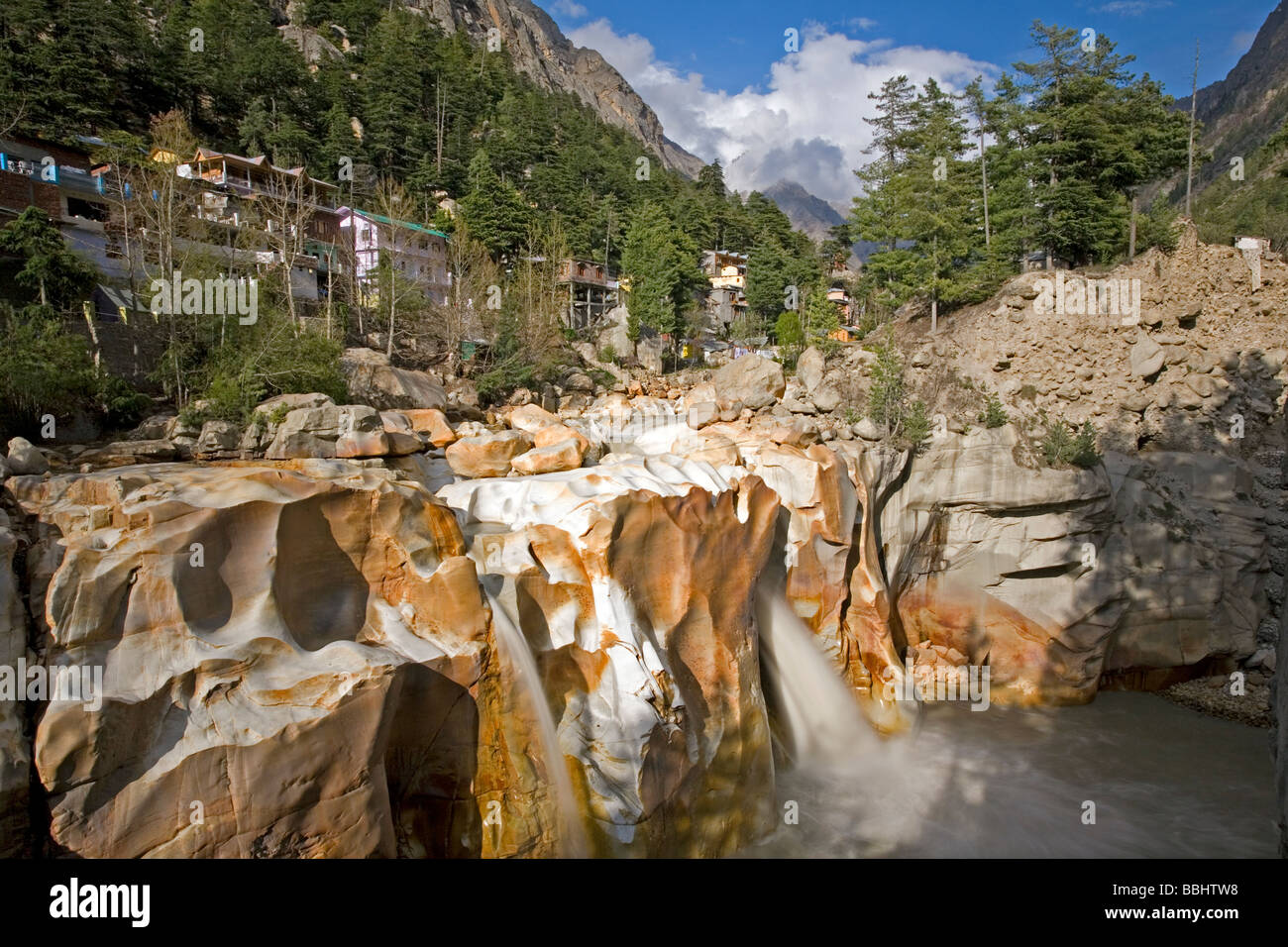 Waterfall. Ganges river. Gangotri. Uttarakhand. India Stock Photo - Alamy