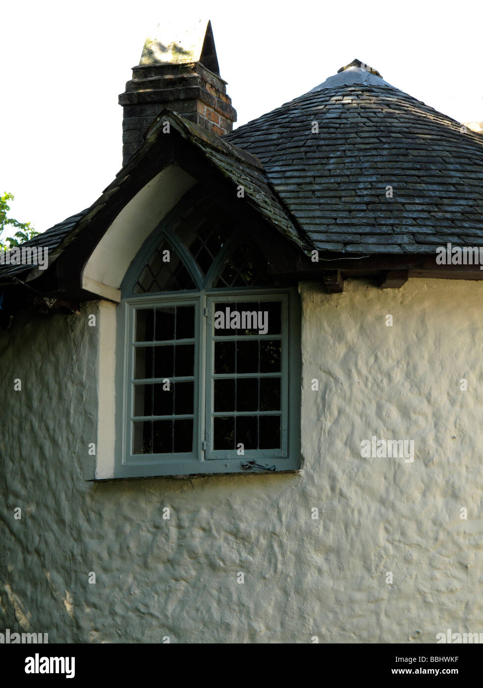 high window in turret Stock Photo - Alamy