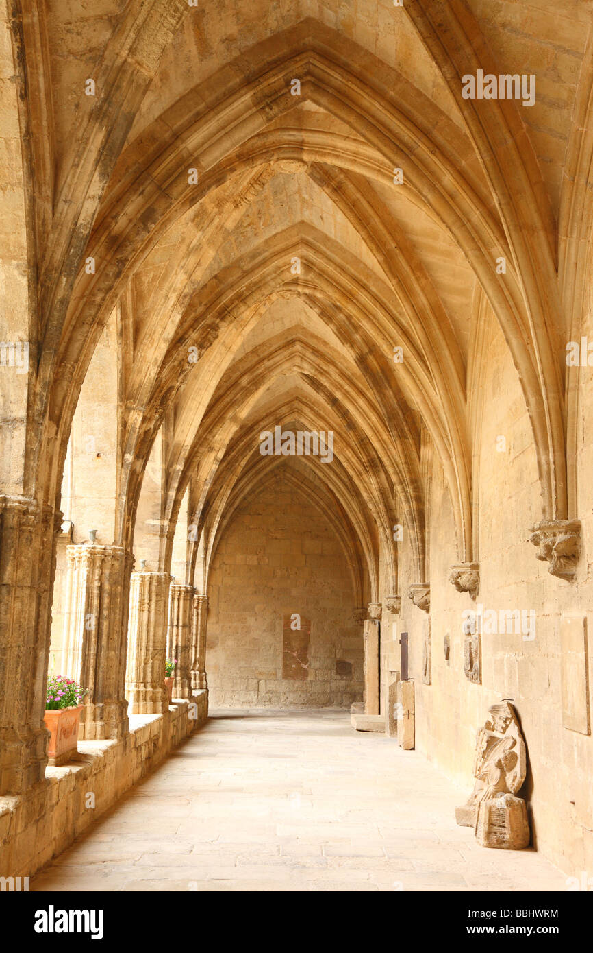 Gothic portico Saint Nazaire Cathedral Beziers Herault Languedoc ...