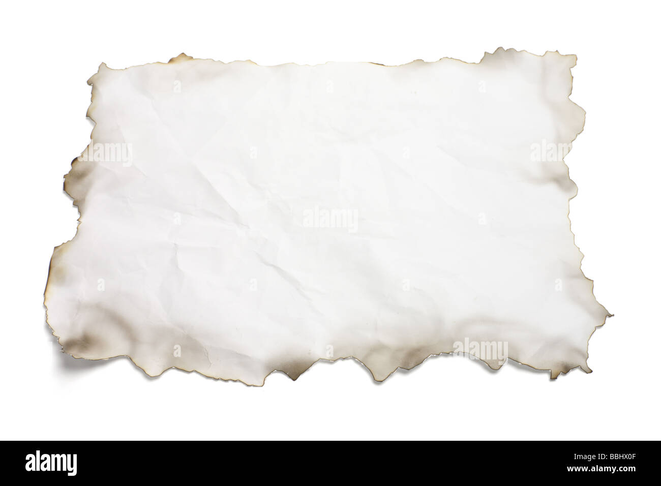 Paper with Burnt Edges Stock Photo - Alamy