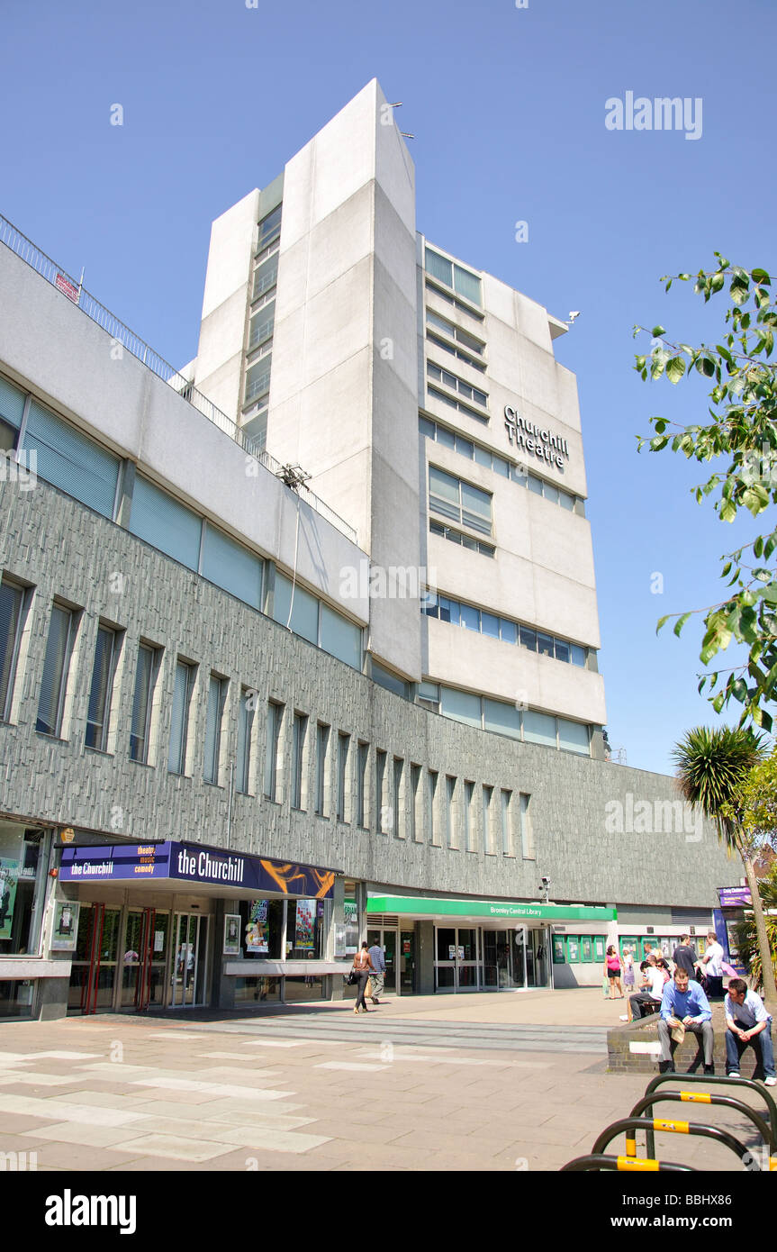 The Churchill Theatre, High Street, Bromley, The London Borough of ...