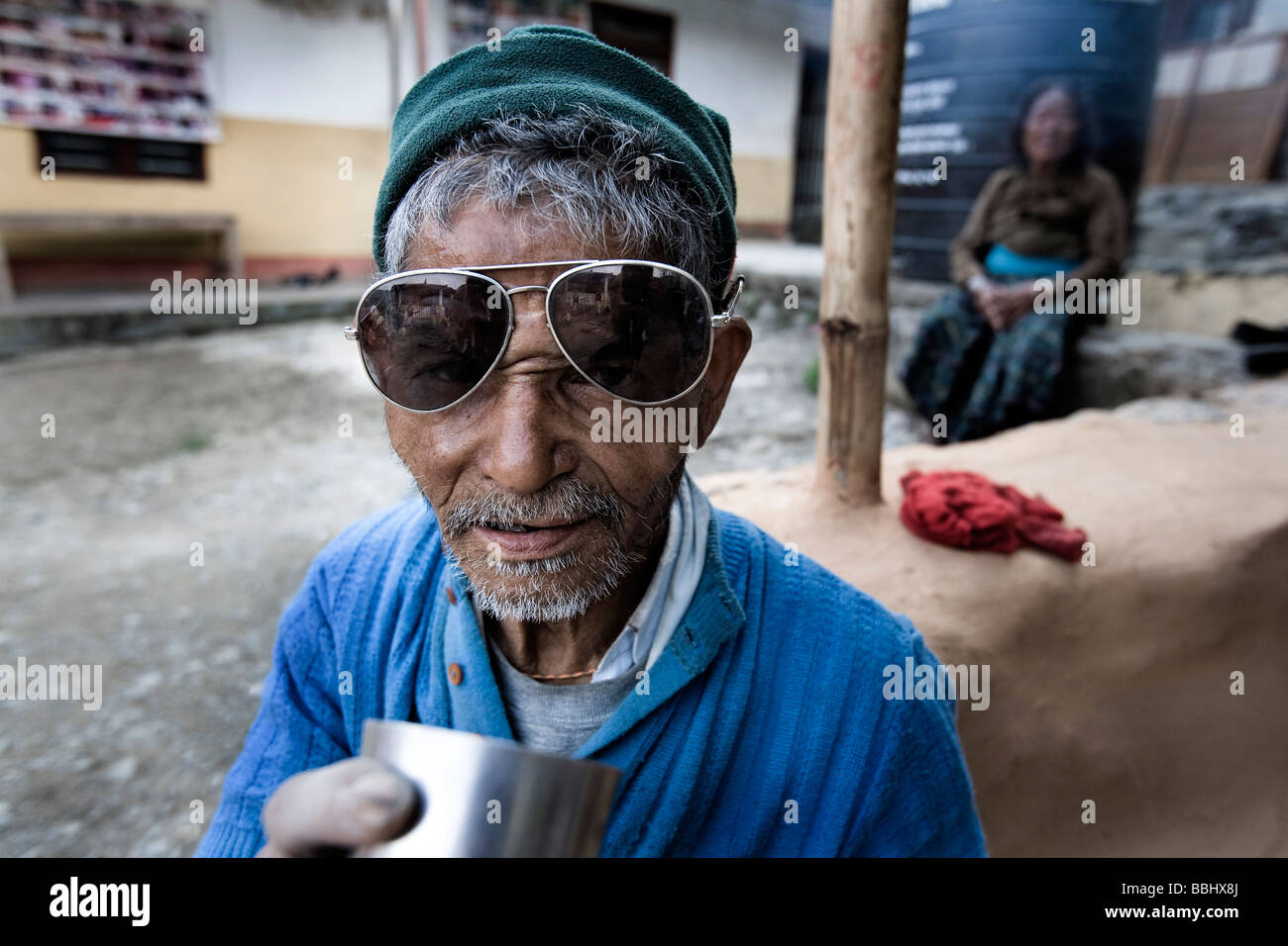 Nepalese senior citizens hi-res stock photography and images - Alamy