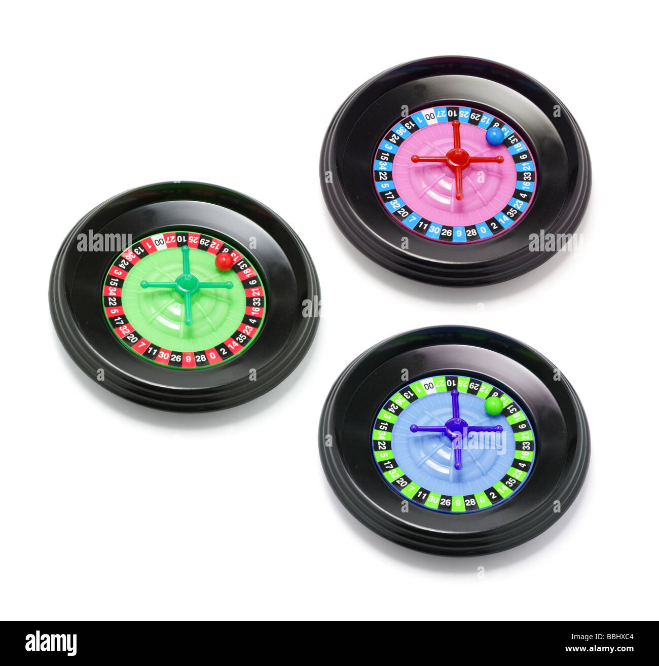 Toy Roulette Wheels Stock Photo - Alamy