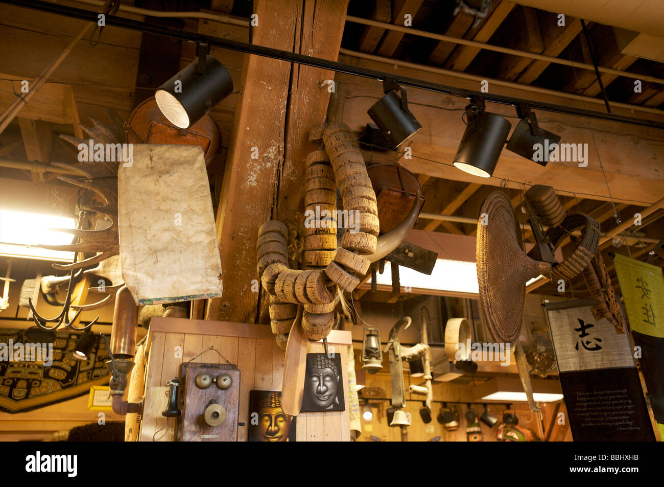 Inside Ye Olde Curiosity Shop, Fisherman's Wharf, Seattle WA, USA Stock ...