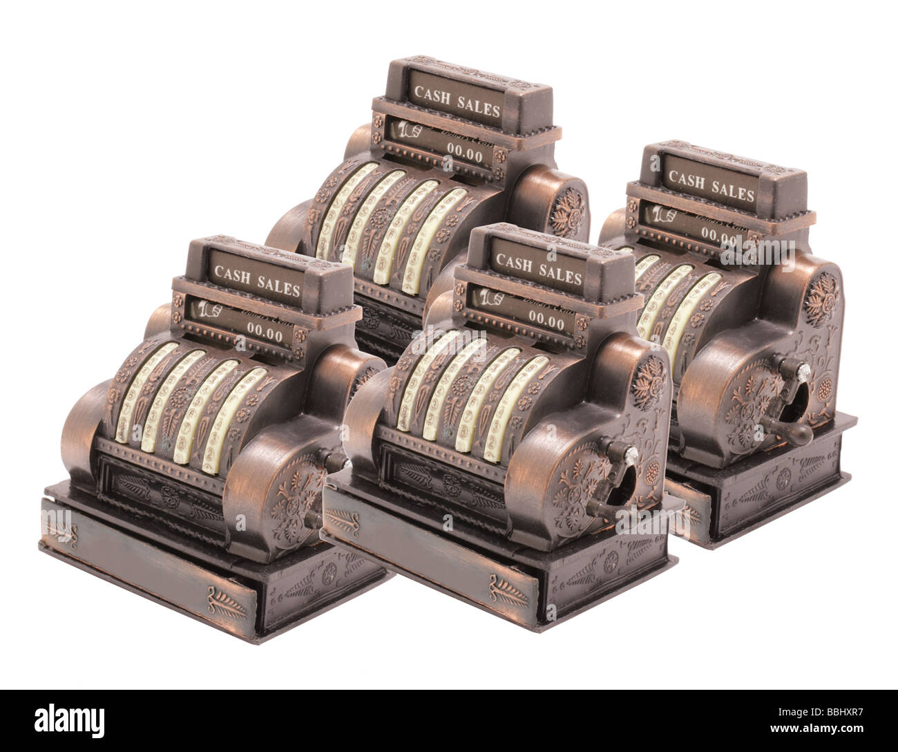 Miniature cash registers Cut Out Stock Images & Pictures - Alamy