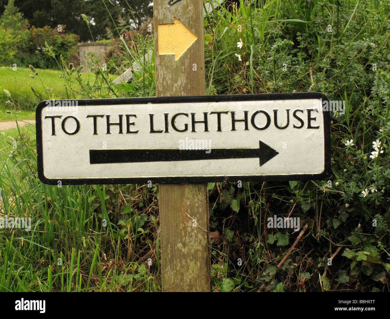 to the lighthouse Stock Photo - Alamy
