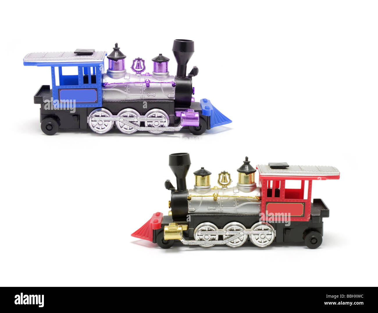 Toy trains cutout Cut Out Stock Images & Pictures - Alamy