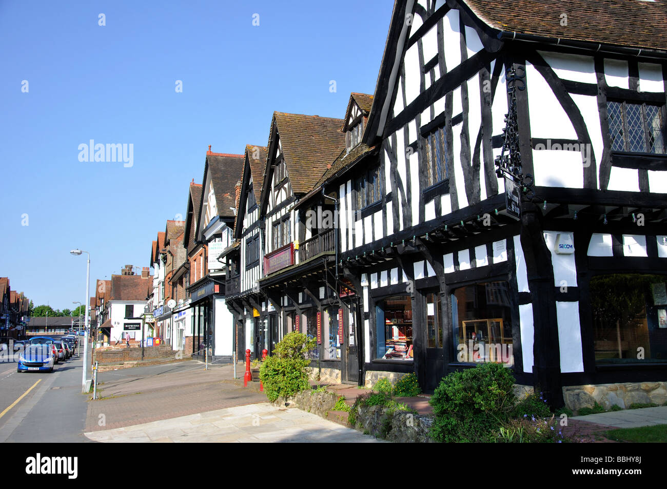 Period buildings, Station Road West, Oxted, Surrey, England, United ...