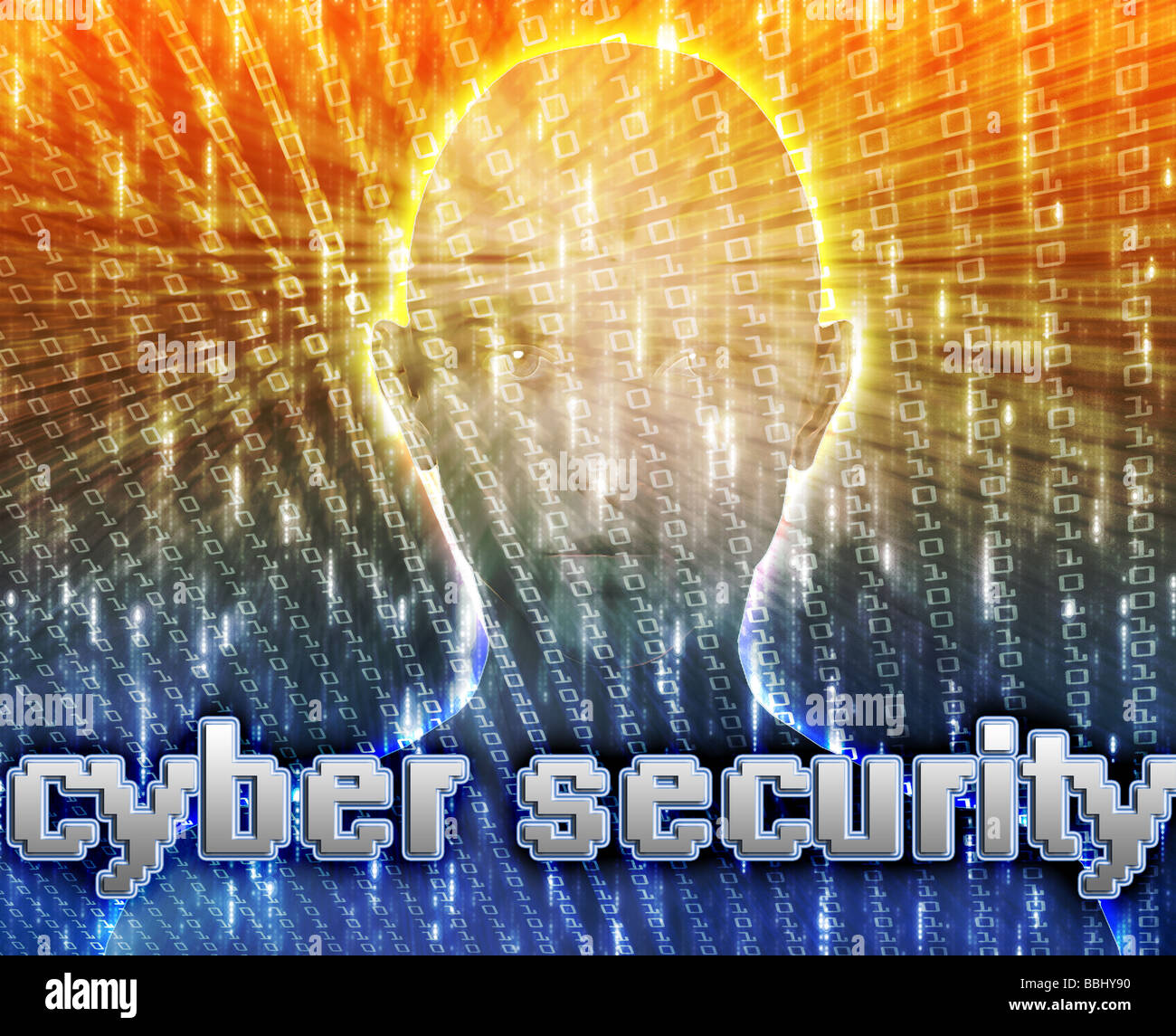 Cyber crime online fraud identity theft illustration Stock Photo - Alamy