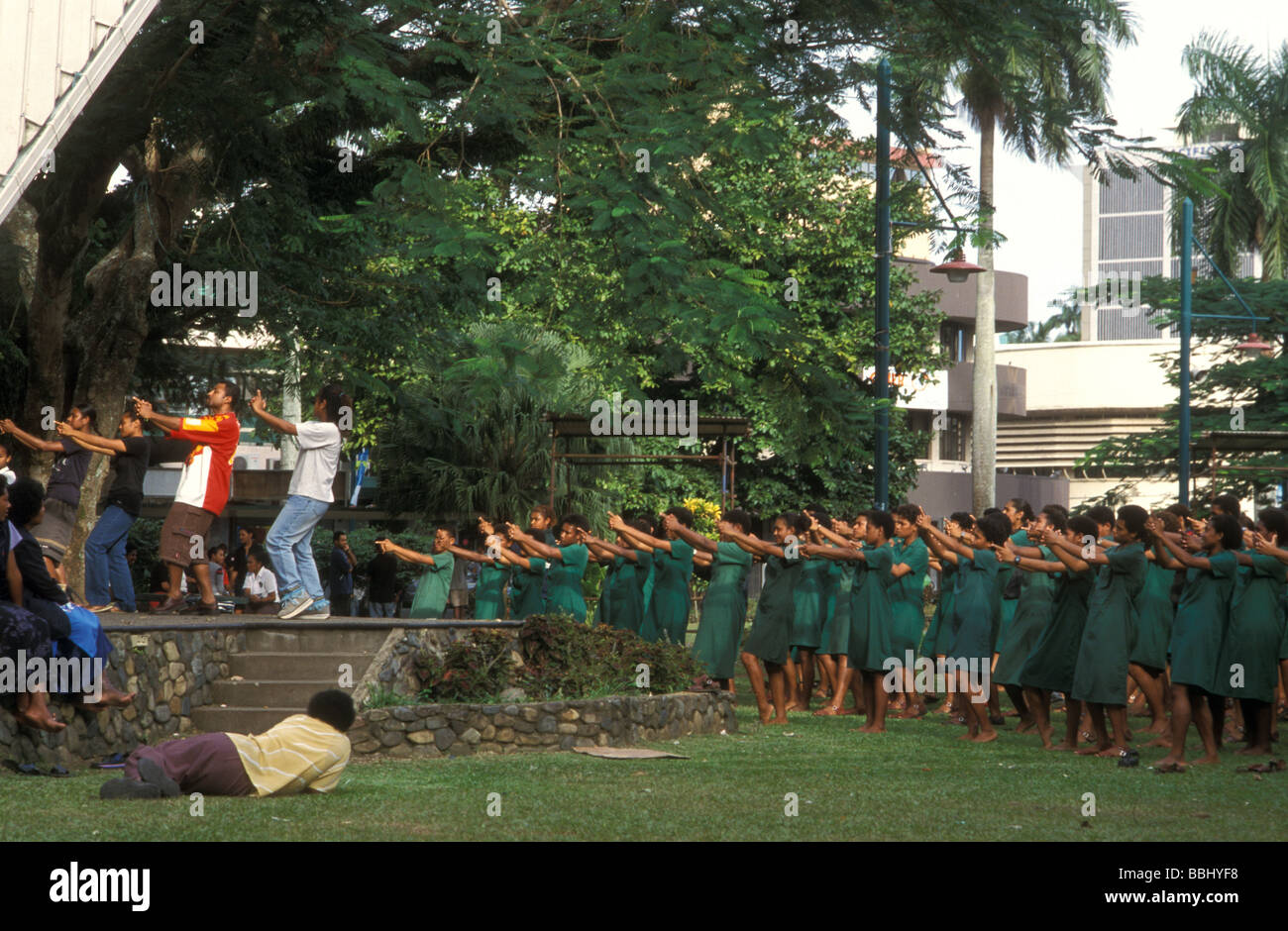 Fijian school children hi-res stock photography and images - Alamy