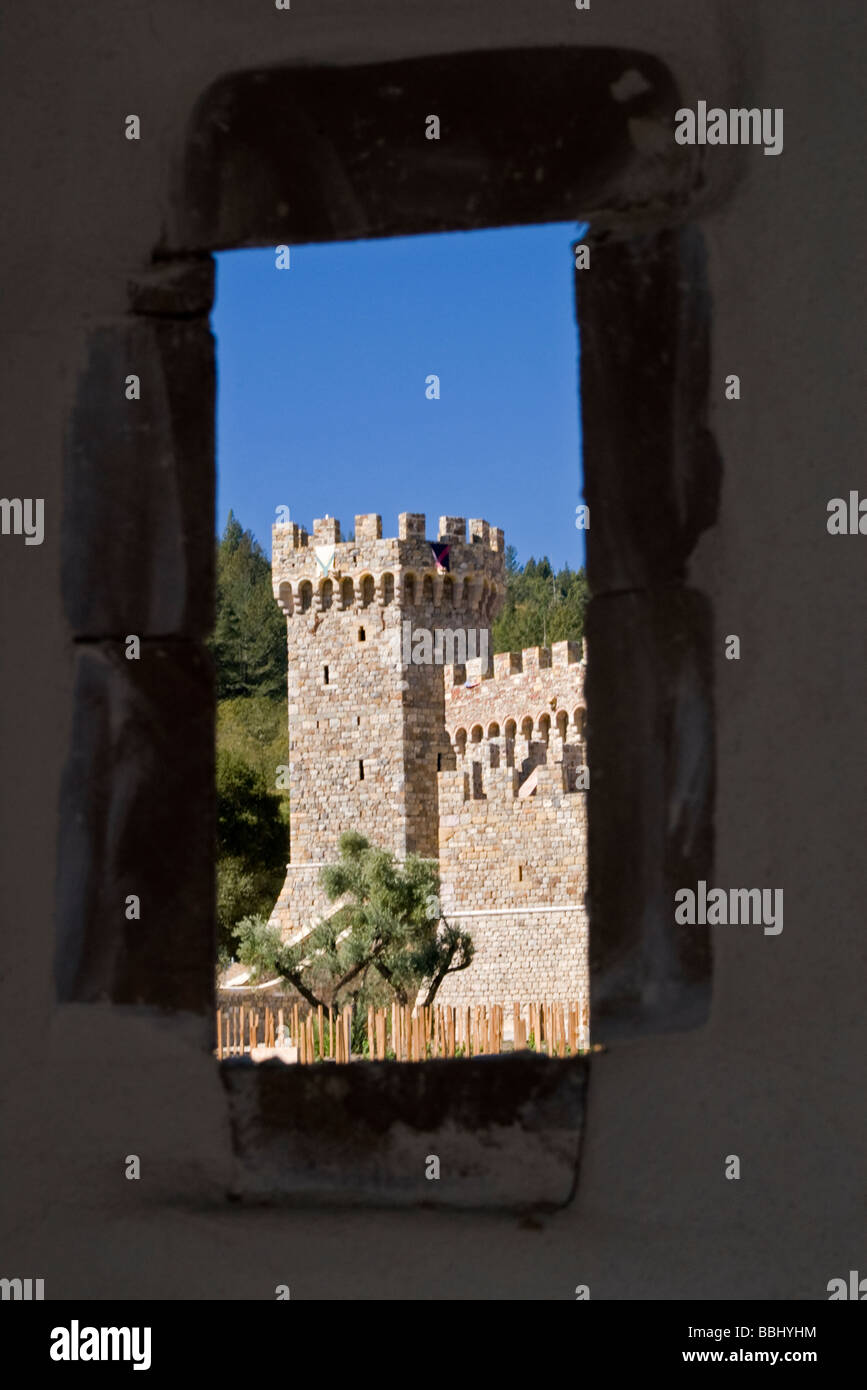 Castello Di Amorosa, Calistoga High Resolution Stock Photography and ...