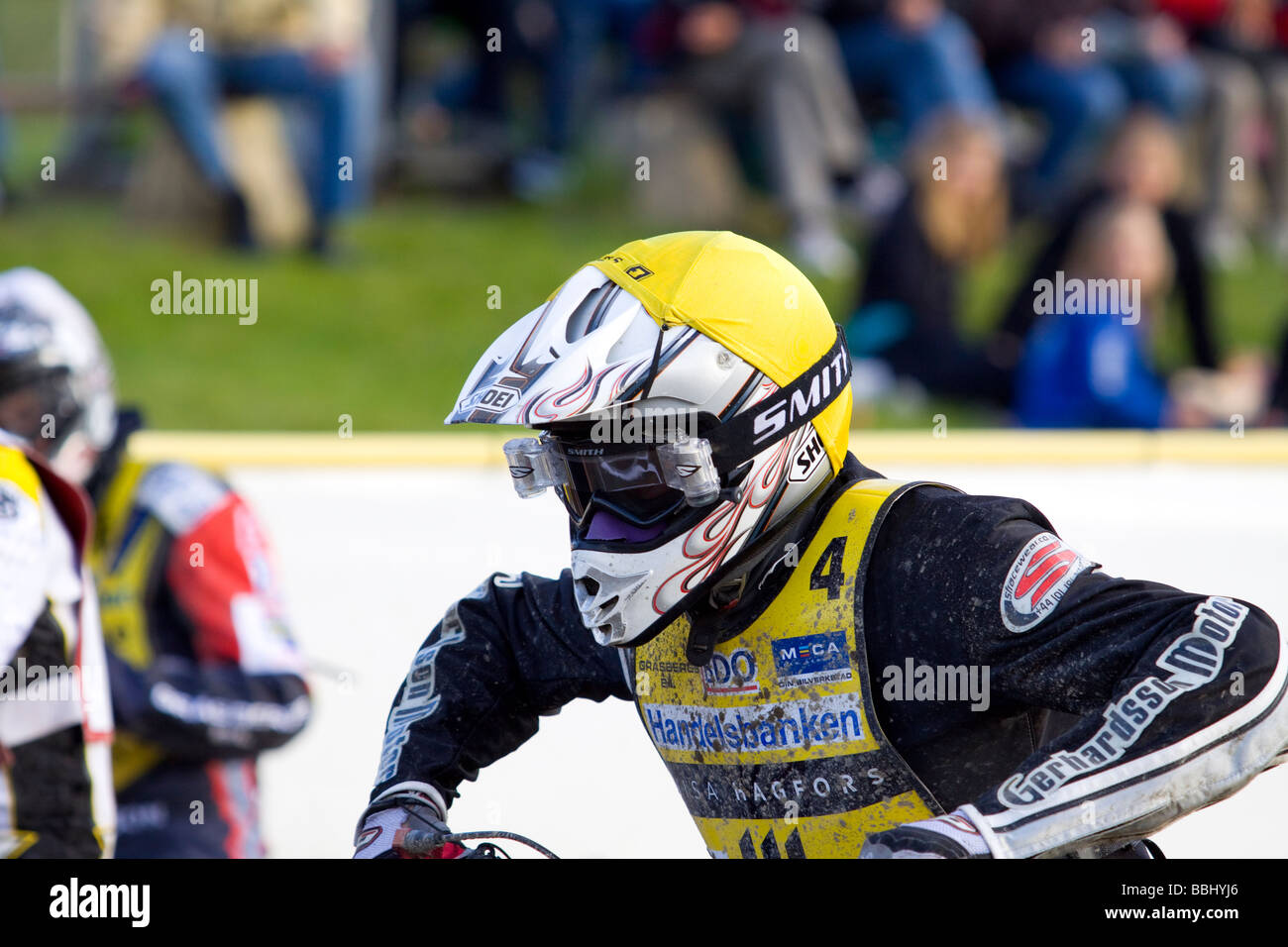 Speedwaydriver ready start Stock Photo - Alamy