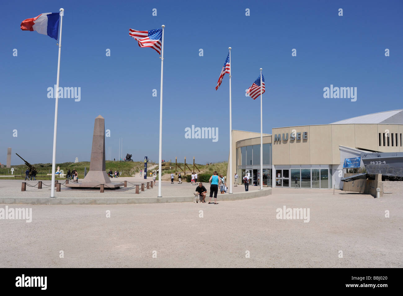 D-Day Landing museum at Utah beach Sainte Marie du Mont Manche Normandy ...