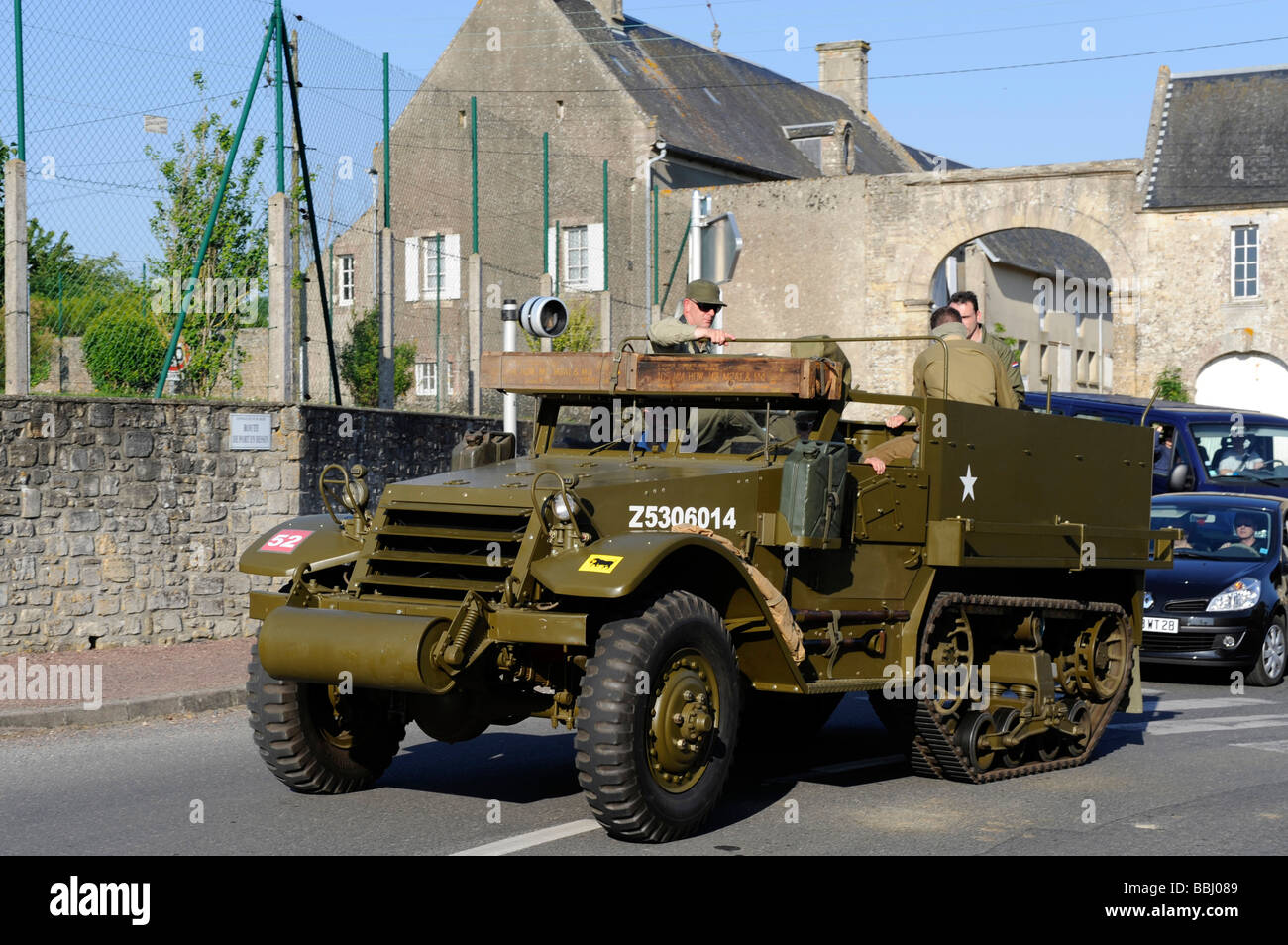 D Day US Military Half track near Arromanches Calvados Normandie ...