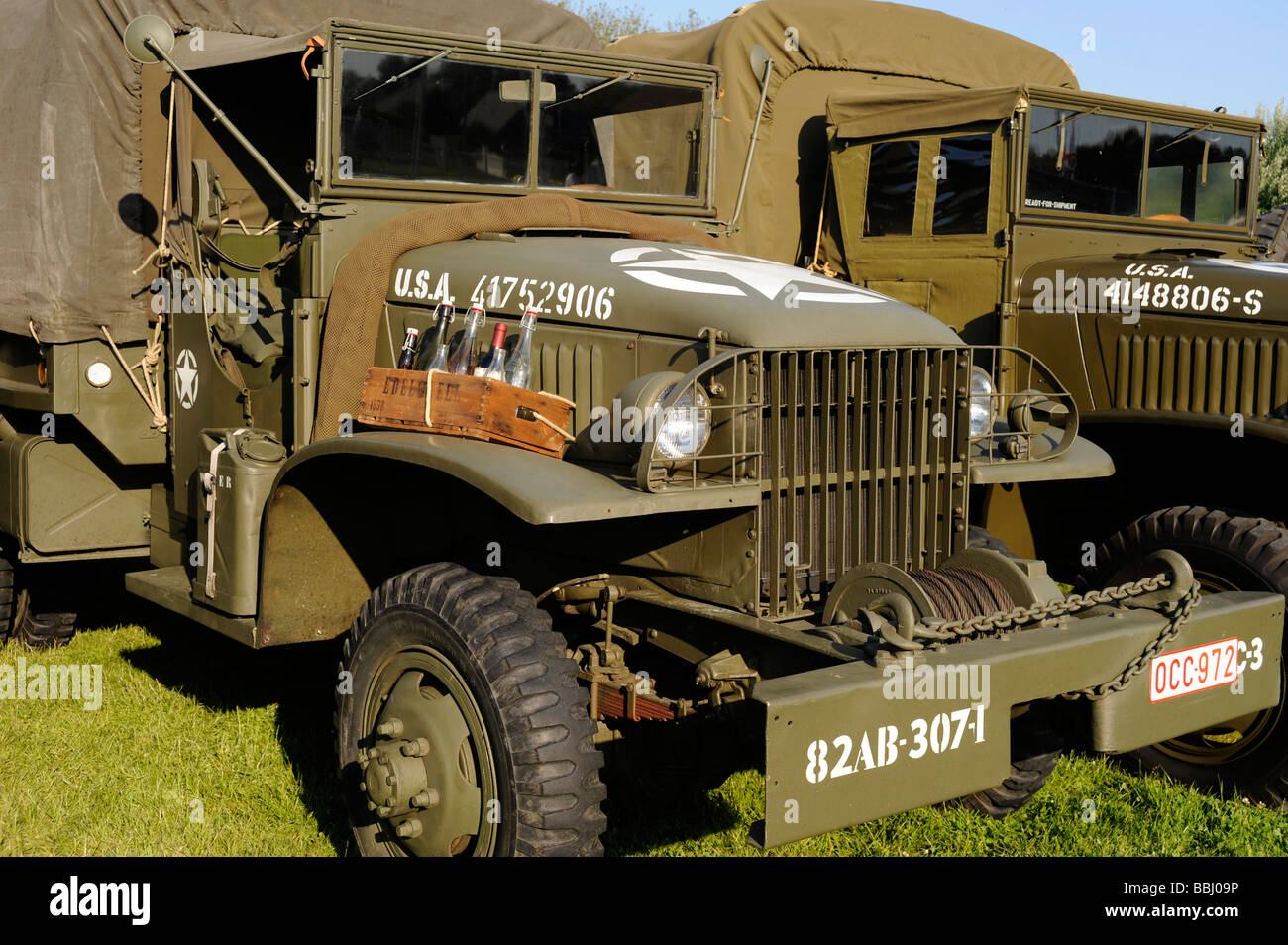 D Day US Military GMC truck near Arromanches Calvados Normandie ...
