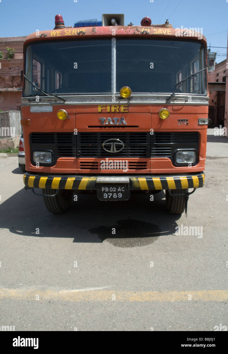 a fire engine from India Stock Photo - Alamy