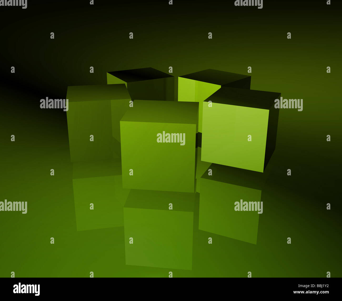 Abstract background illustration of cube geometric shapes Stock Photo ...