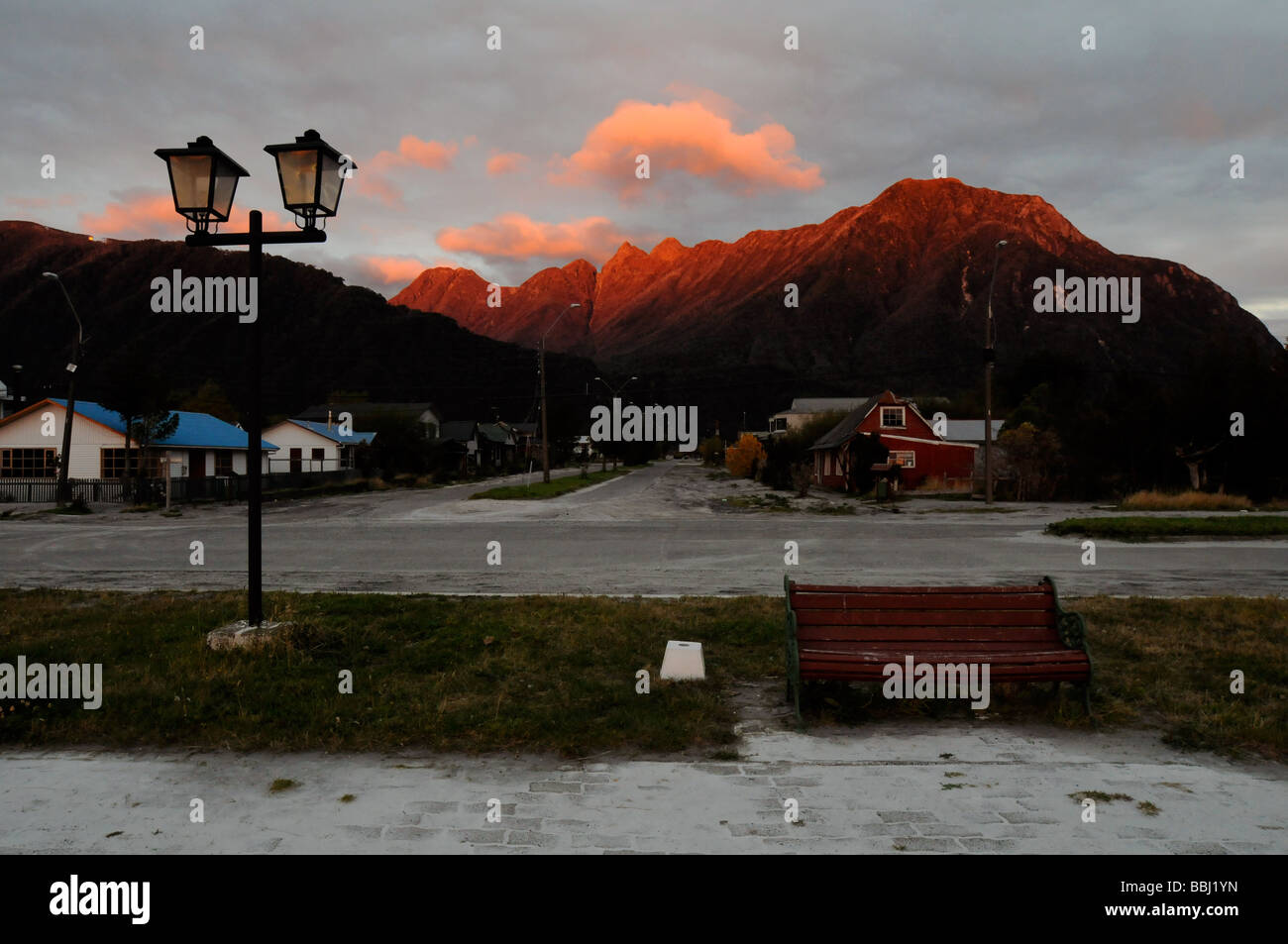 Chaiten after the volcanic eruption Stock Photo - Alamy