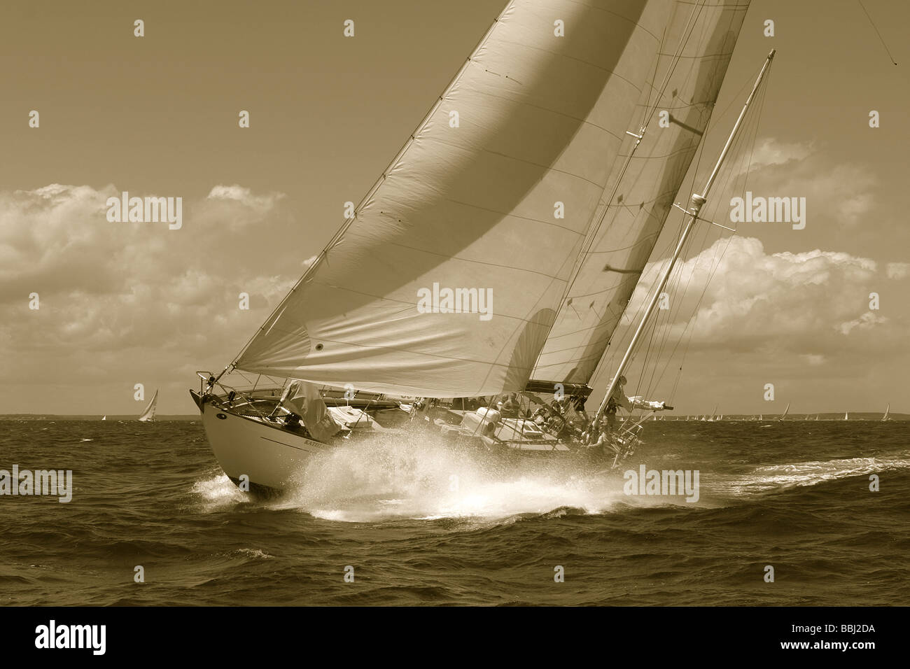 Classic Sailing Yacht Stock Photo - Alamy