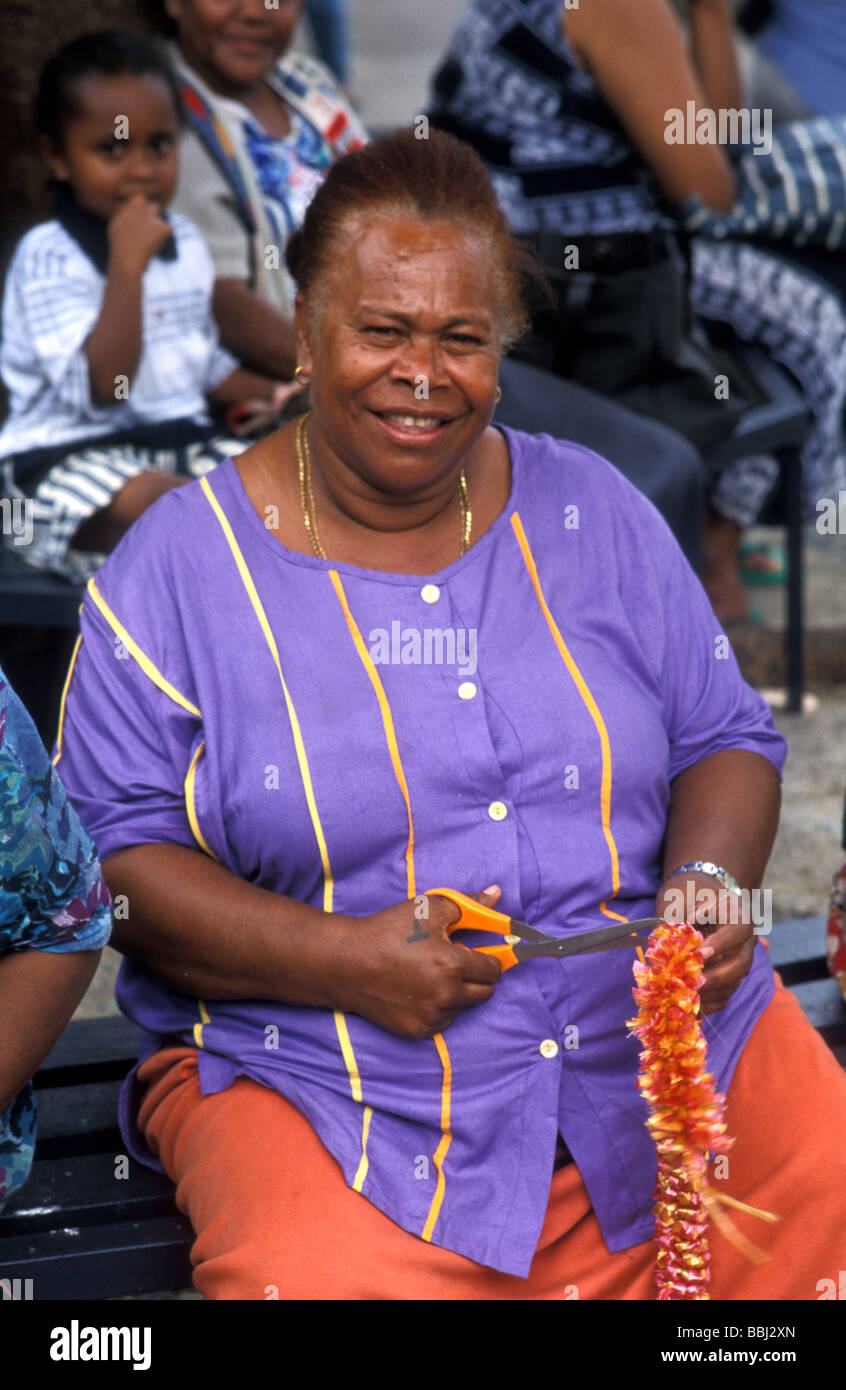 Fijian melanesian women fiji hi-res stock photography and images - Alamy