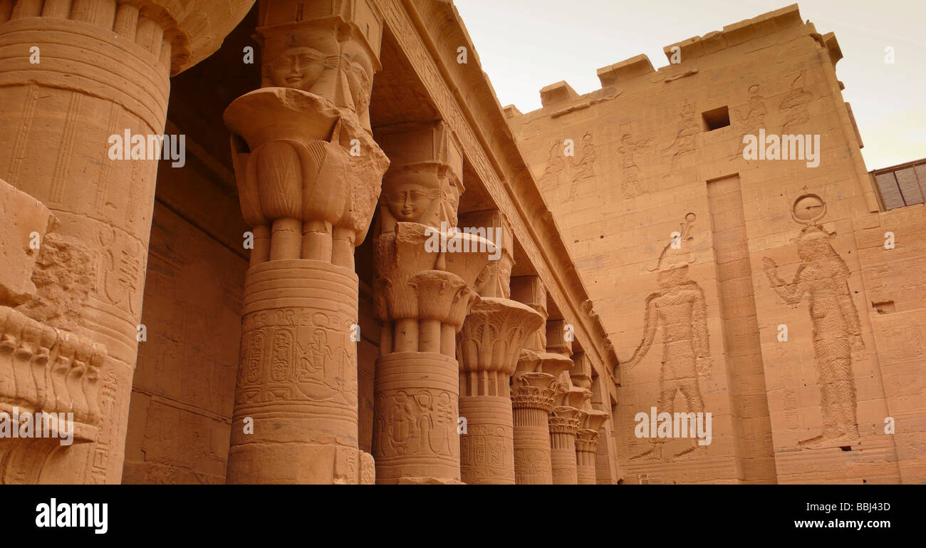 Philae temple aswan egypt hi-res stock photography and images - Alamy