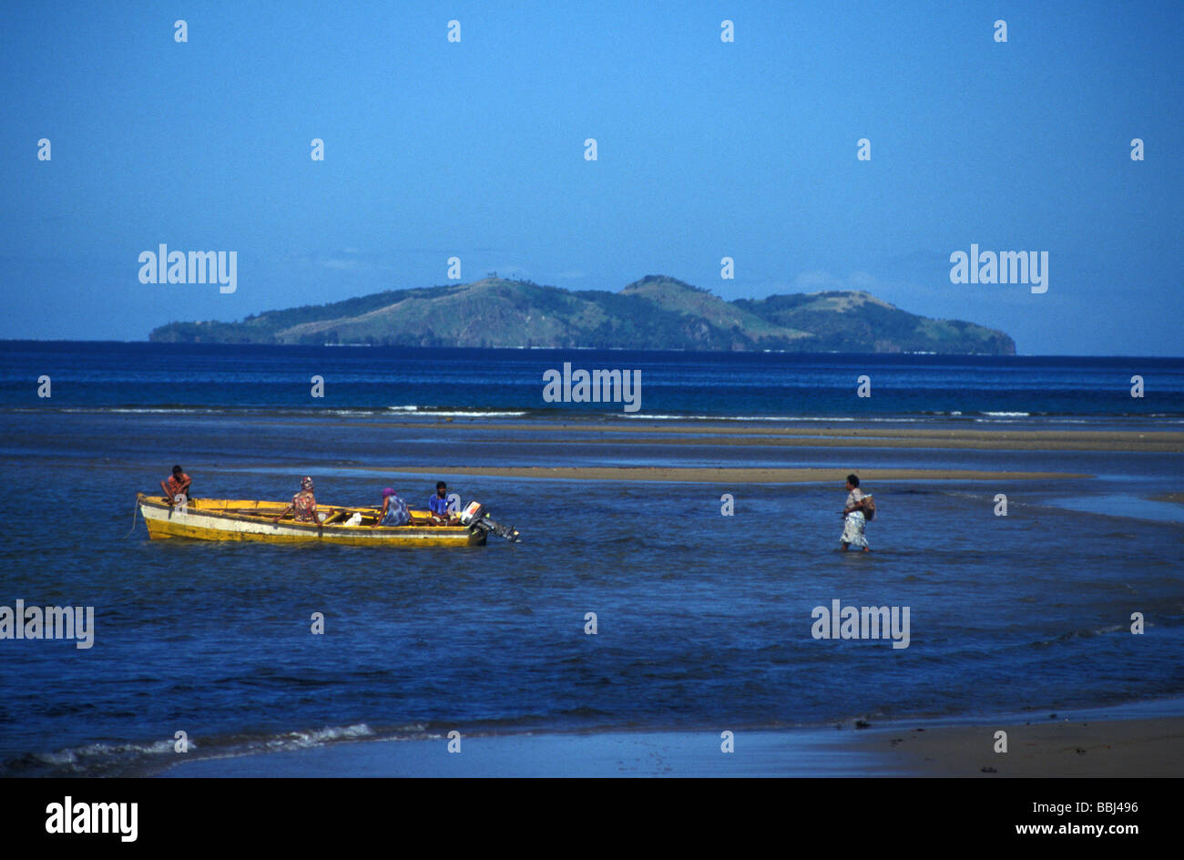 Fiji village beach hi-res stock photography and images - Alamy