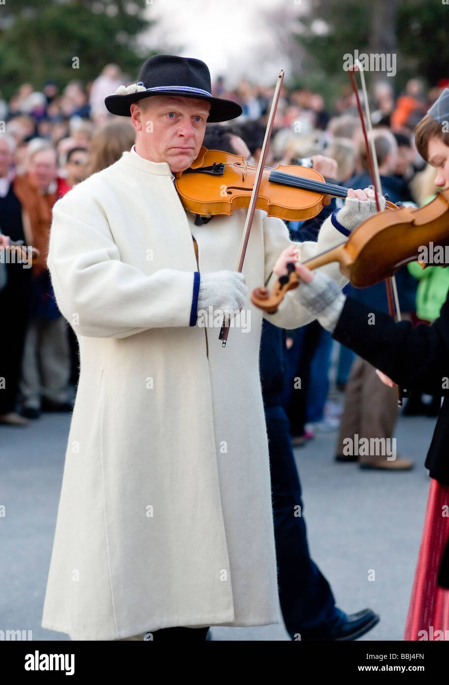 Midsummer in Sweden (Skansen Stock Photo - Alamy