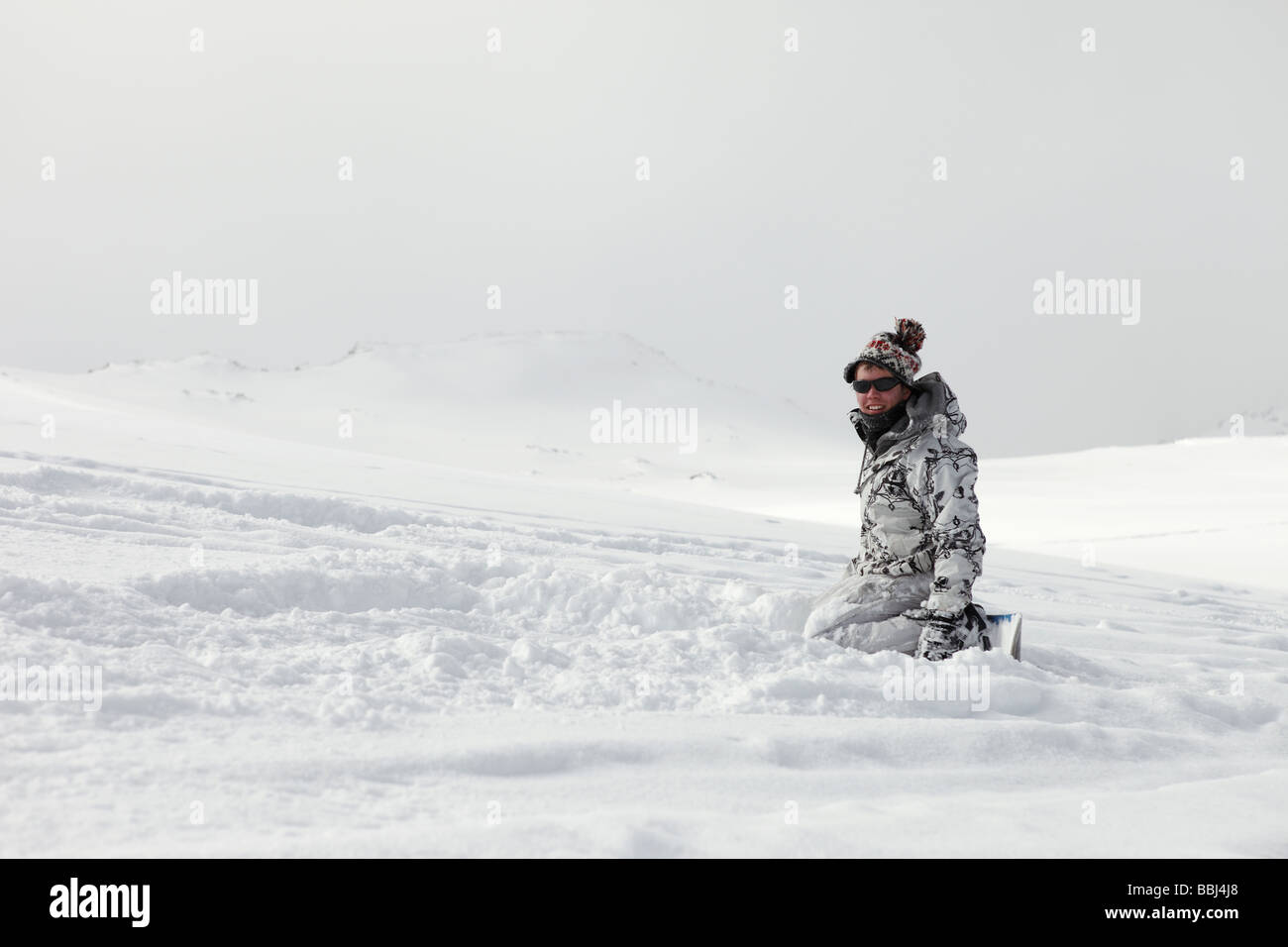 Snowboarder fall hi-res stock photography and images - Alamy