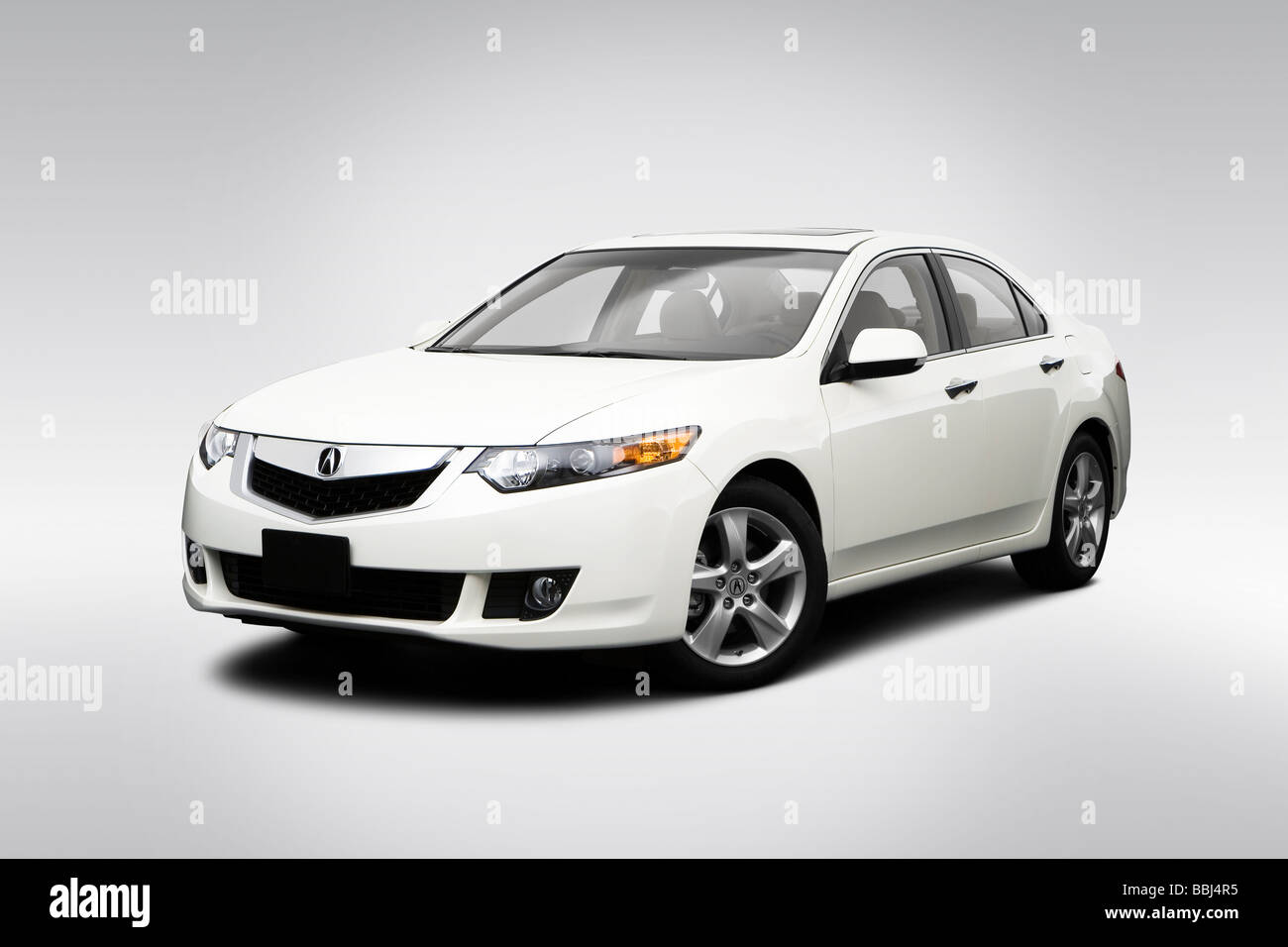 2009 Acura TSX BASE in - Front angle view Stock Photo - Alamy