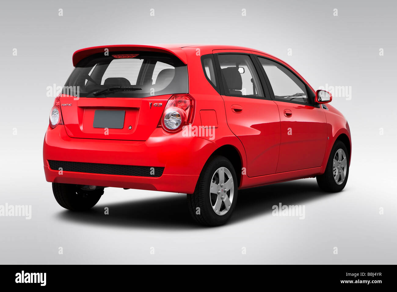 Red car rear view hi-res stock photography and images - Alamy