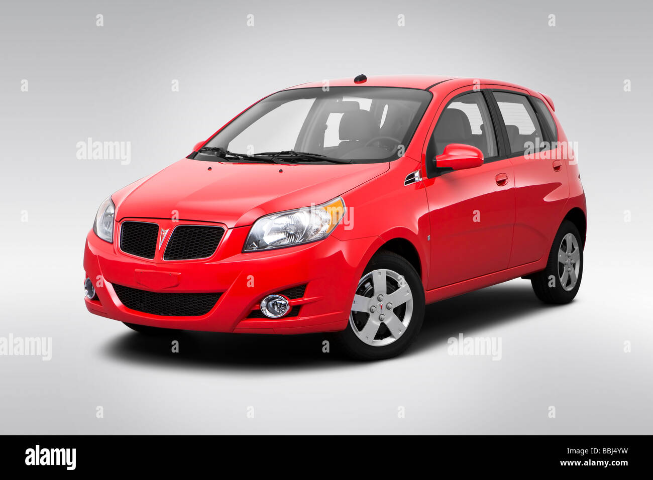 2009 Pontiac G3 in Red - Front angle view Stock Photo - Alamy