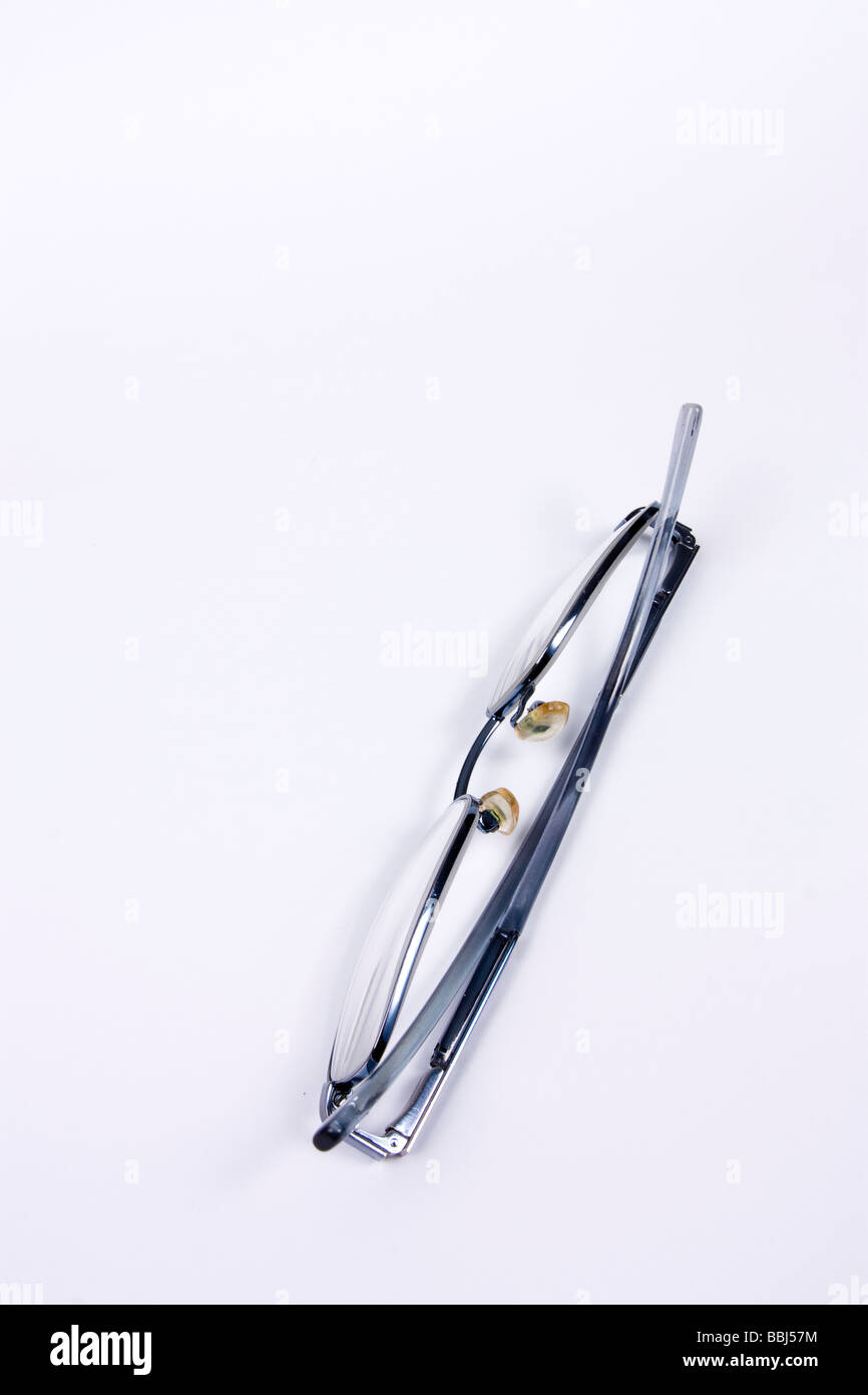 ladies lightweight spectacles studio shot cut out Stock Photo - Alamy