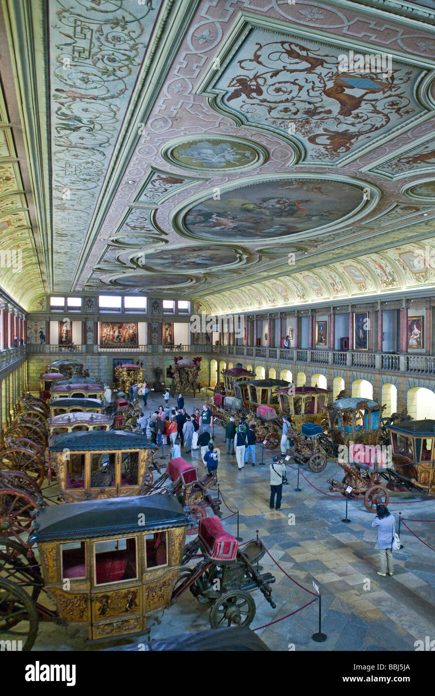 Lisbon the National Museum of Coches coach Stock Photo - Alamy
