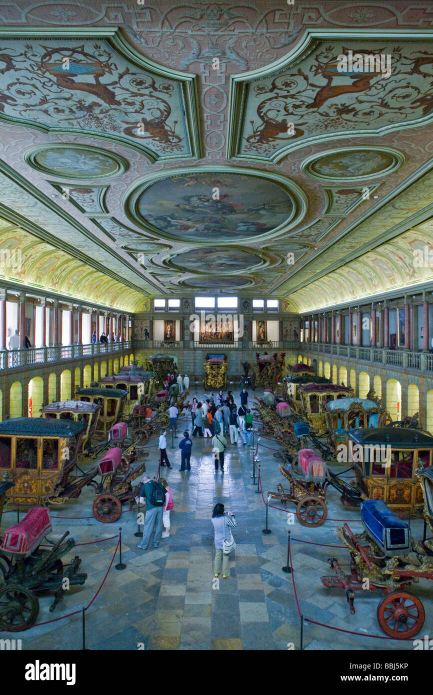 Lisbon the National Museum of Coches coach Stock Photo - Alamy