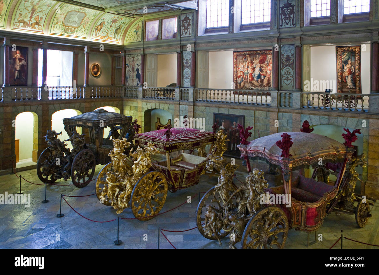 Lisbon the National Museum of Coches coach Stock Photo - Alamy