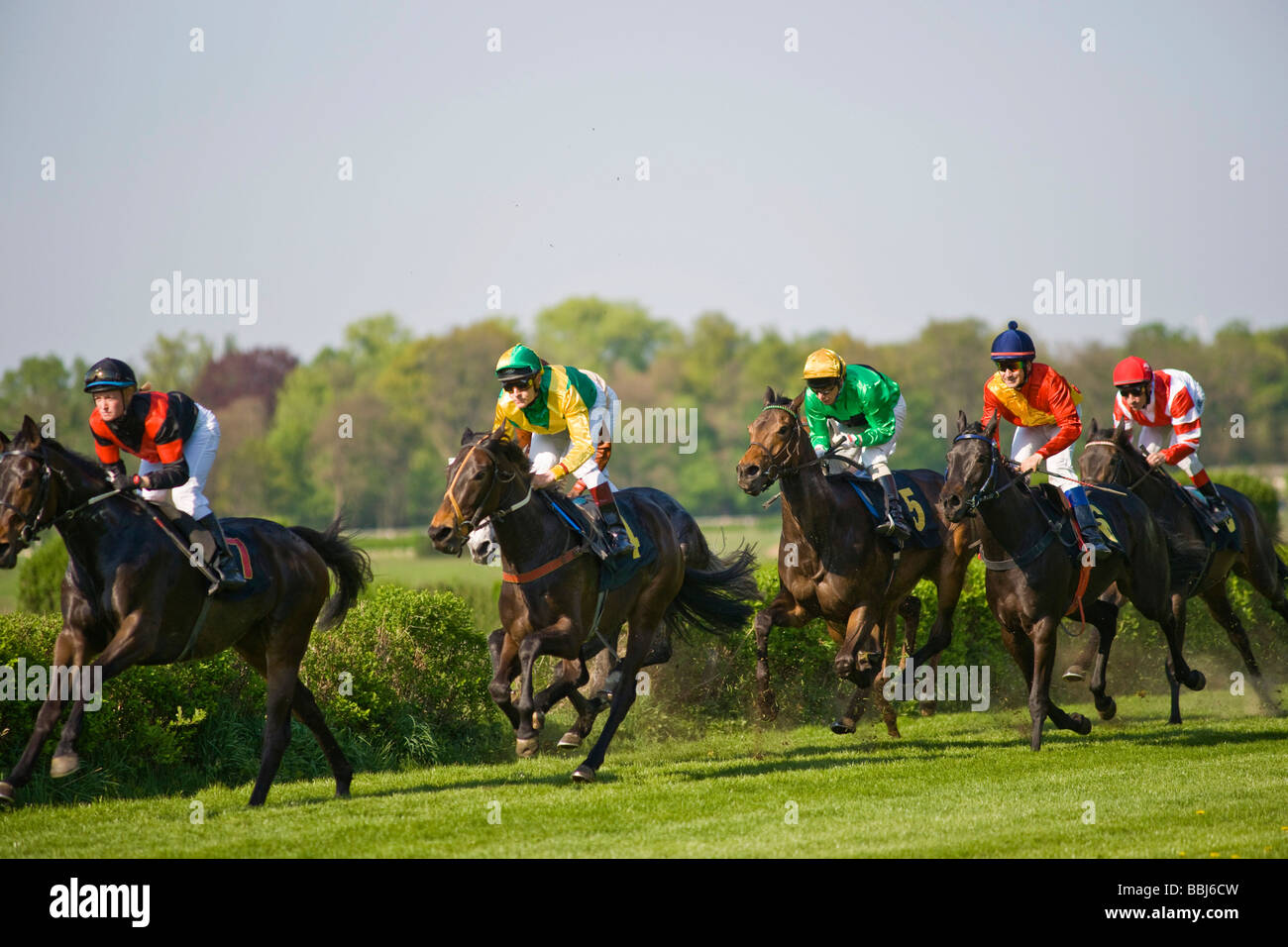 Menschen bei pferderennen hi-res stock photography and images - Alamy