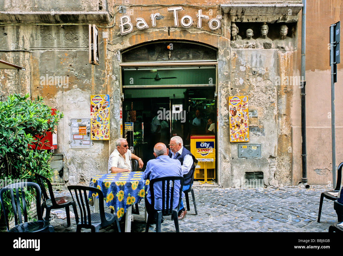 Bar Toto, Jewish Quarter, the former ghetto, Rome, Lazio, Italy, Europe ...