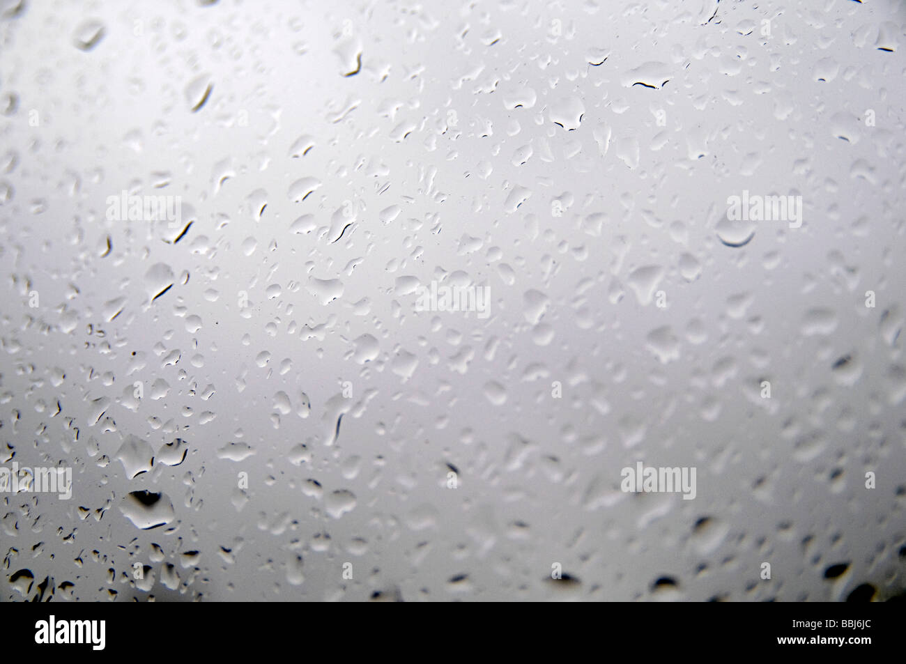 water droplets on a window during heavy rain Stock Photo - Alamy