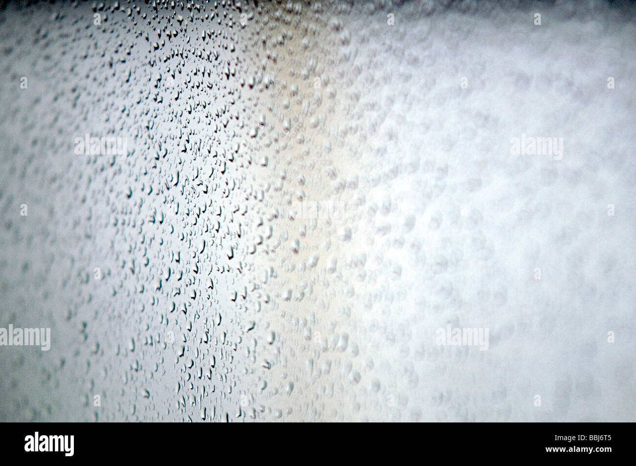water droplets on a window during heavy rain Stock Photo - Alamy